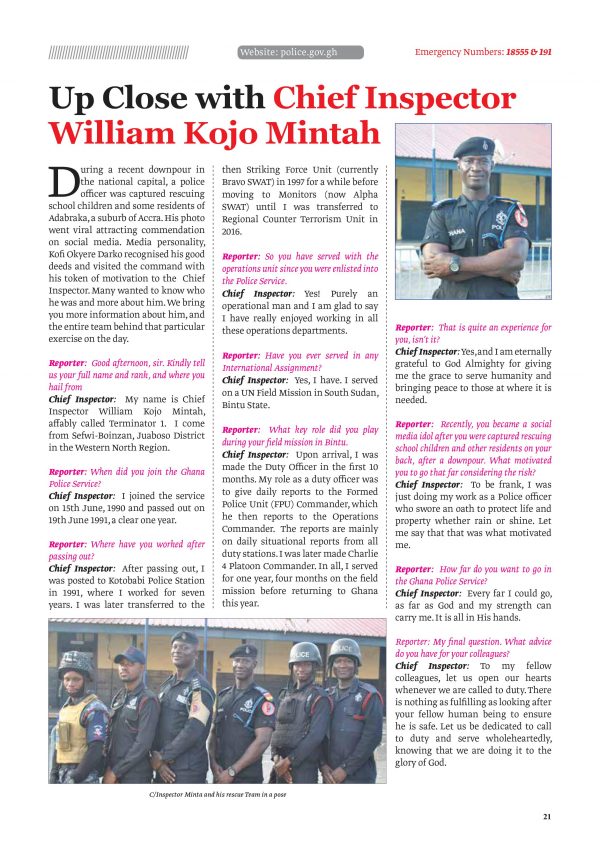 POLICE DIARY- FOCUS ON ACCRA REGION – Ghana Police Service