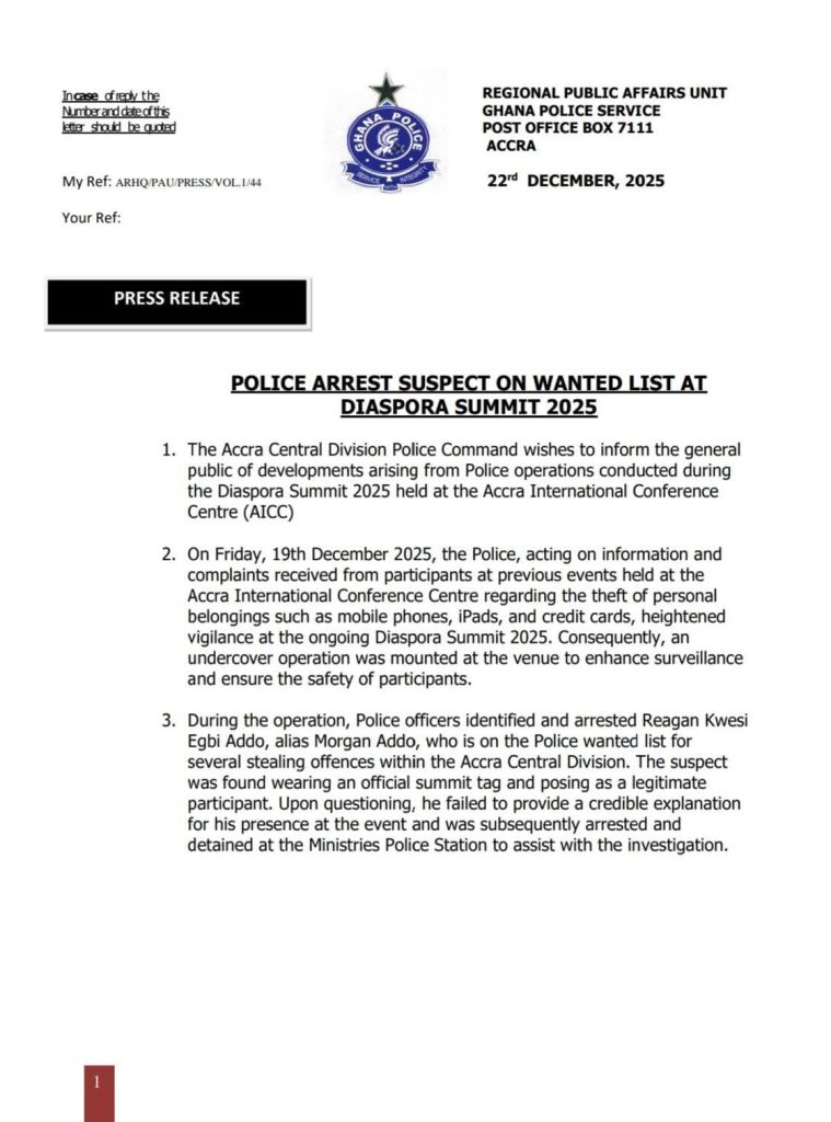 Official – Ghana Police Service