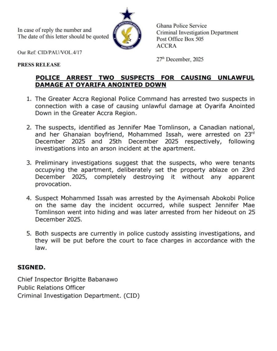 Official – Ghana Police Service